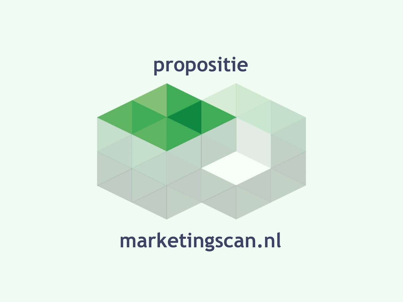 Propositie - Marketingscan.nl